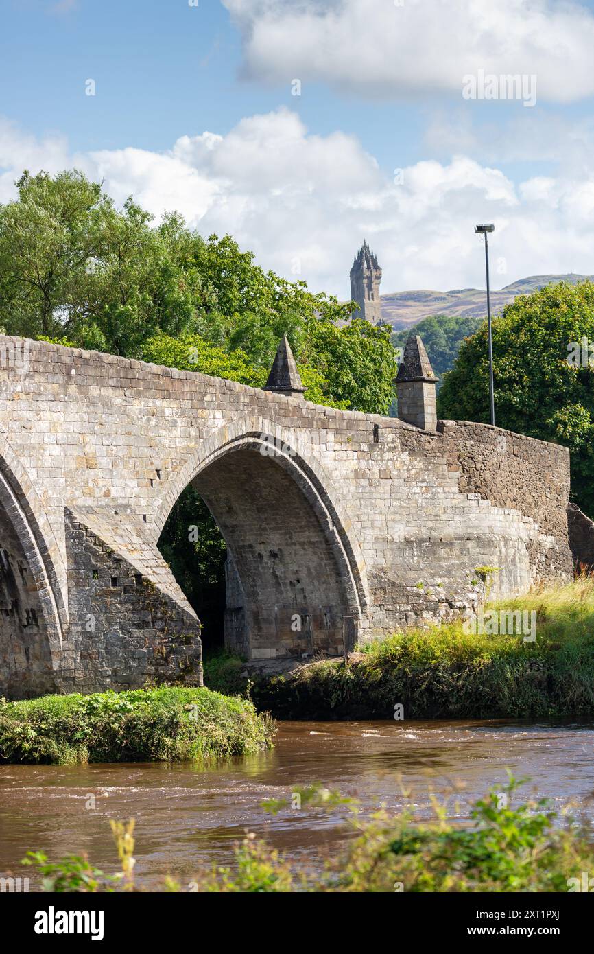 Stirling Old Bridge over the River Forth, Scotland Stock Photo - Alamy