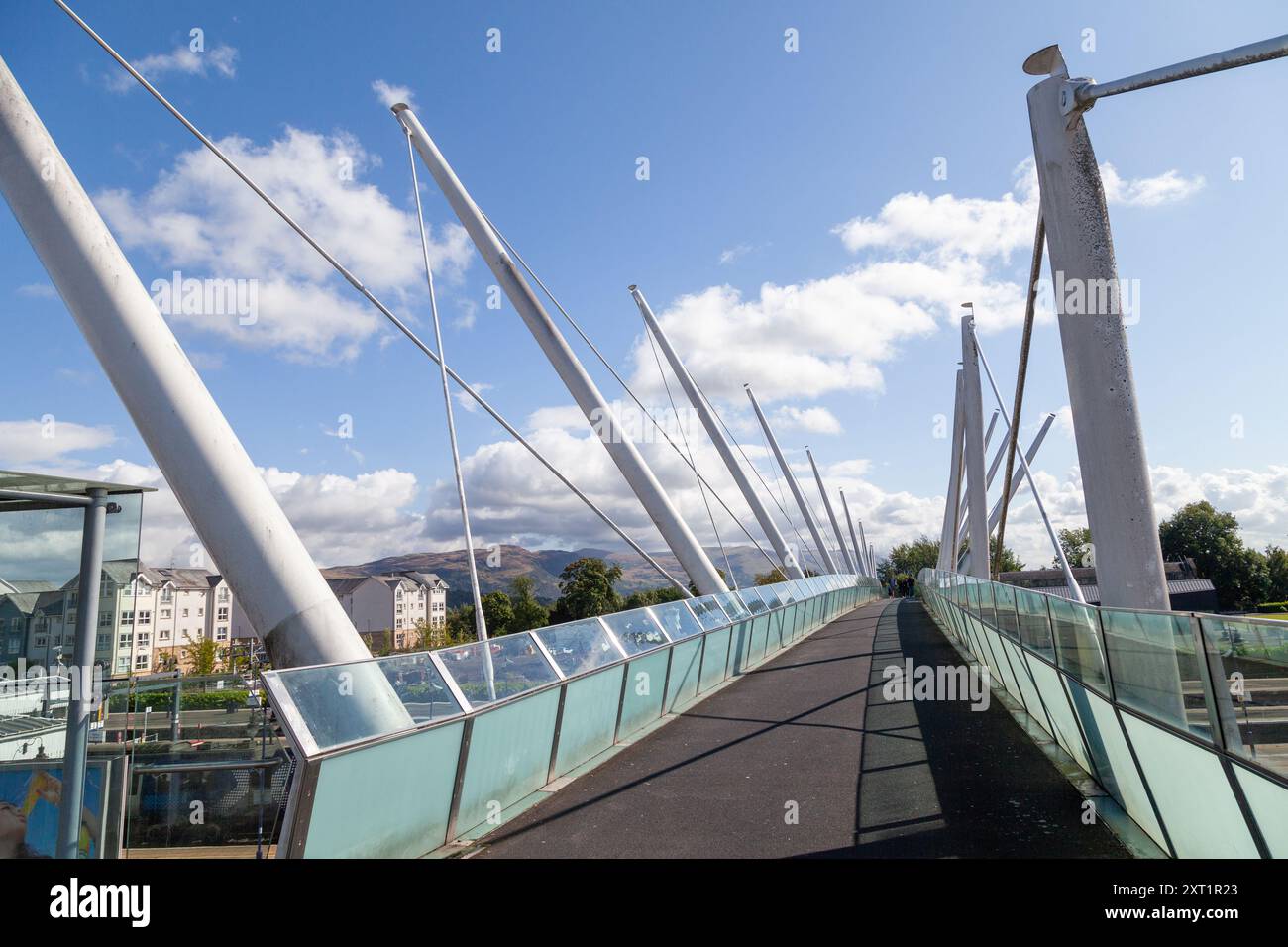 Forthside Bridge (often referred to as Spiky Bridge) is a large ...