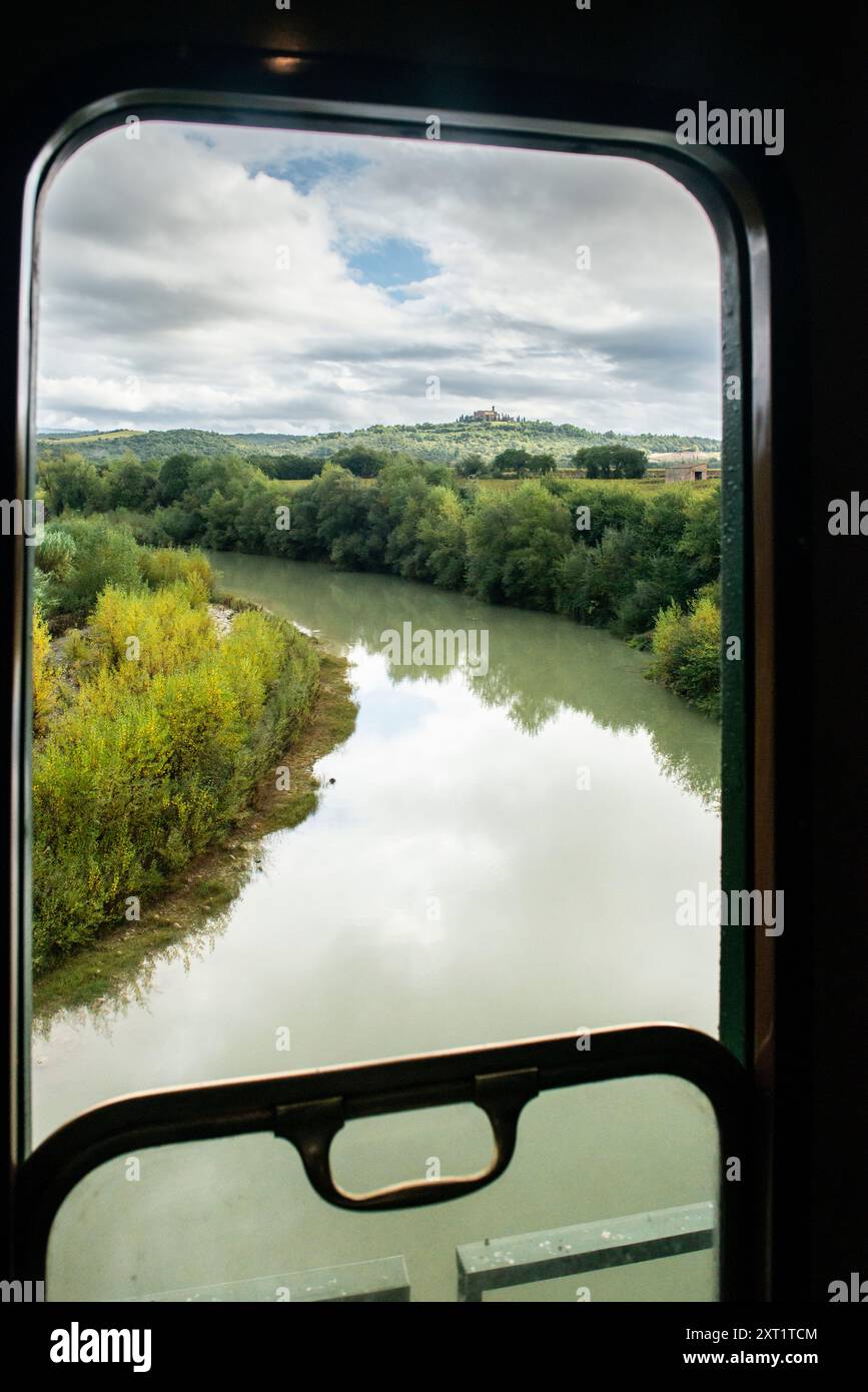 Treno Storico, Historic train and steam locomotive with restored ...