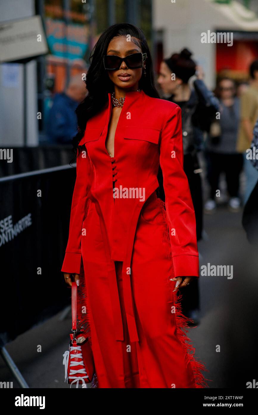Paris, France. 22nd June, 2024. Street style, Dr. Robin Barrett ...