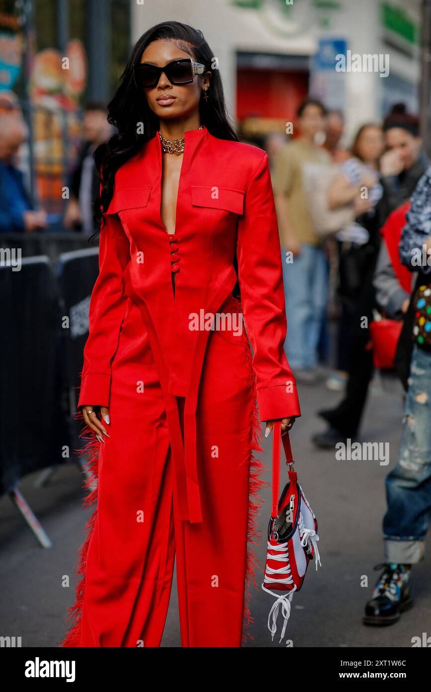 Paris, France. 22nd June, 2024. Street style, Dr. Robin Barrett ...