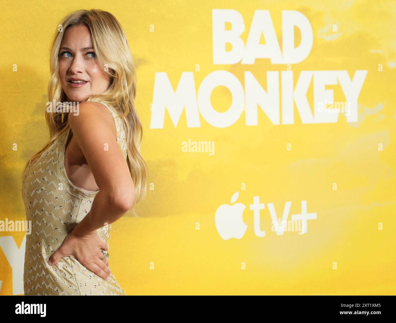Meredith Hagner arrives at the Apple TV+'s Series BAD MONKEY Premiere ...
