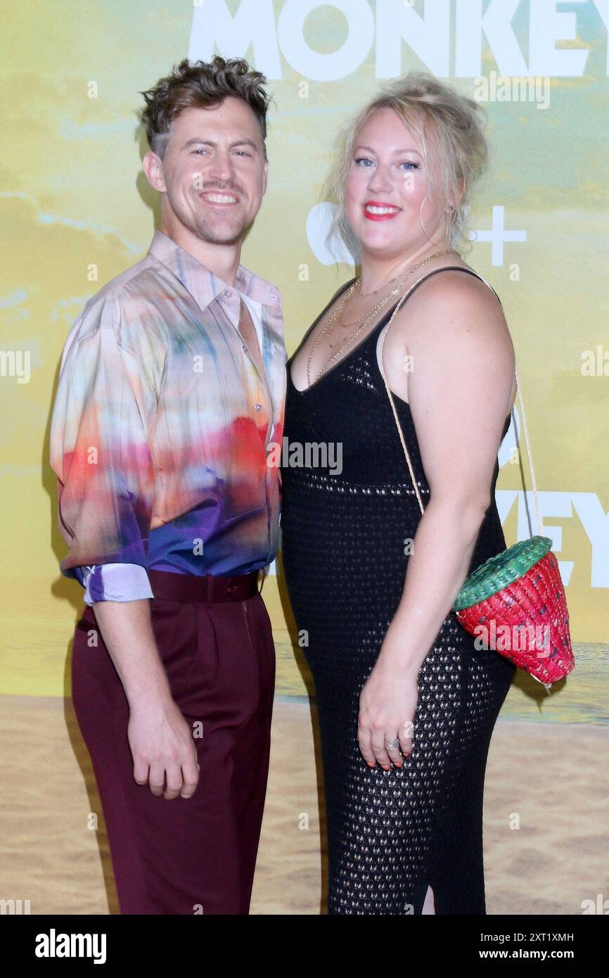 Los Angeles, USA. Ca. 12th Aug, 2024. Alex Moffat, Caroline Kingsley at ...