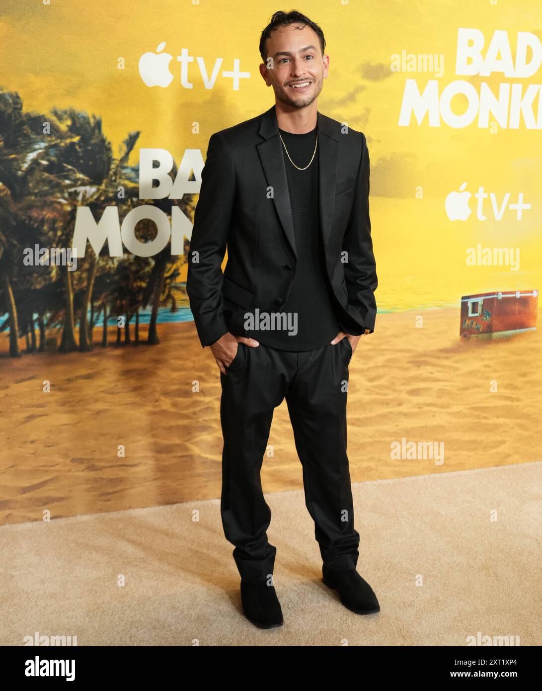 Eric Diaz arrives at the Apple TV+'s Series BAD MONKEY Premiere held at the Billy Wilder Theater ...