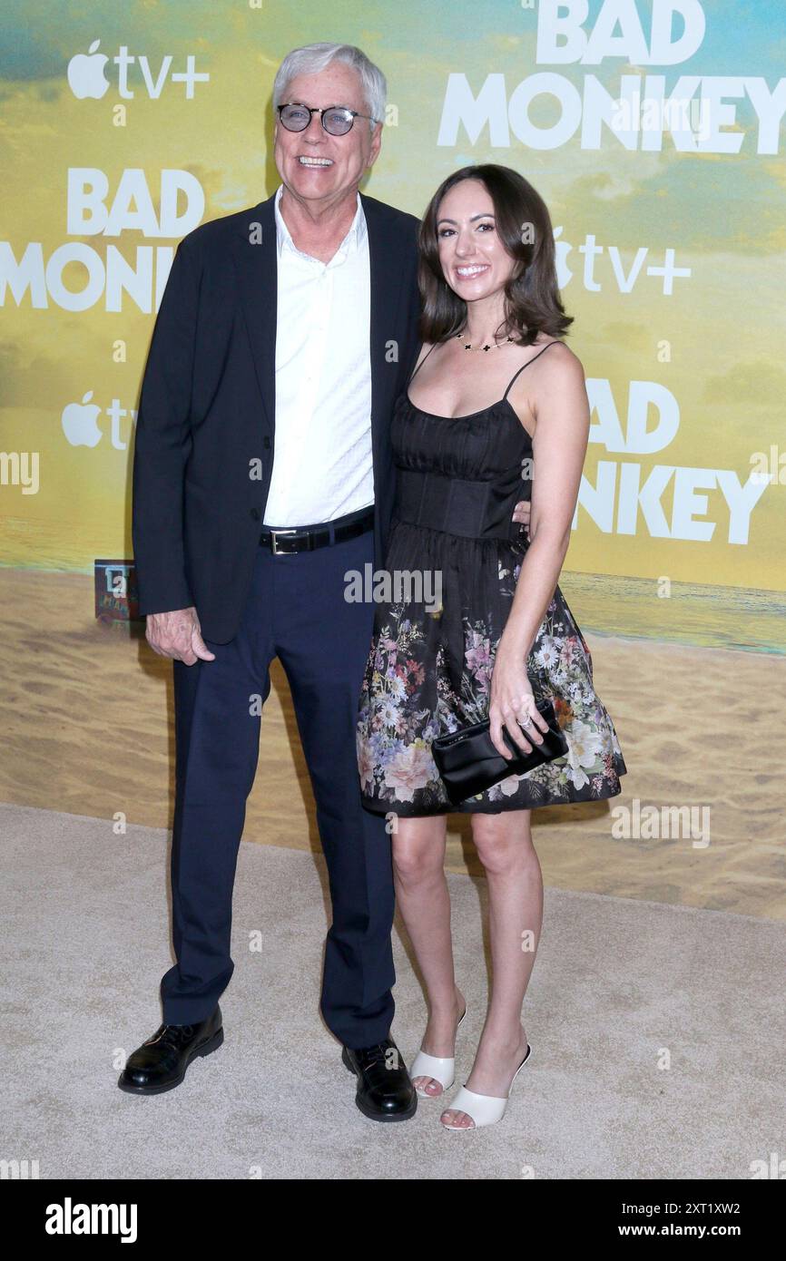 Los Angeles, USA. Ca. 12th Aug, 2024. Carl Hiaasen, Katie Hiaasen at ...