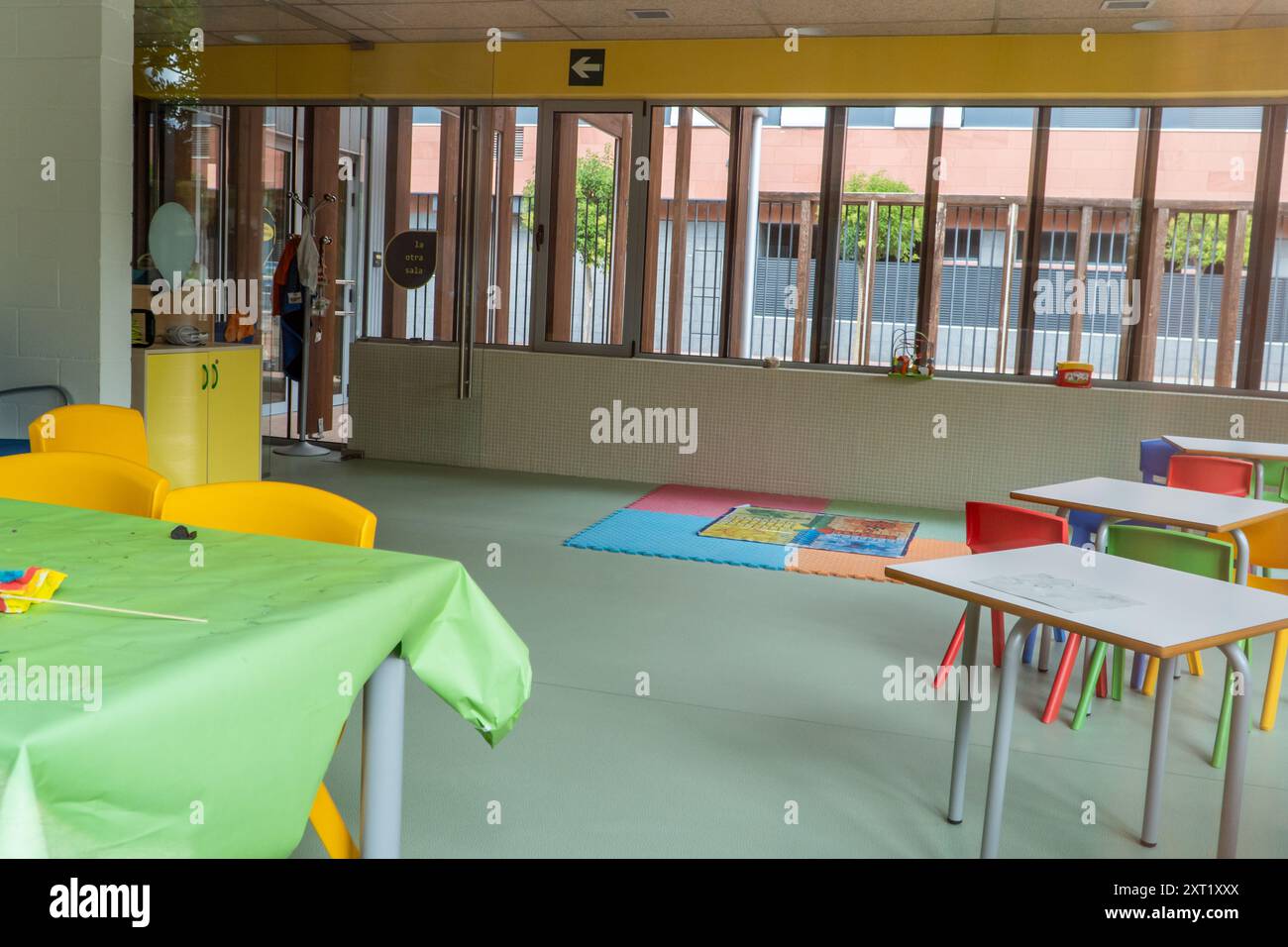School classroom for prescholar children ready for the back to school ...