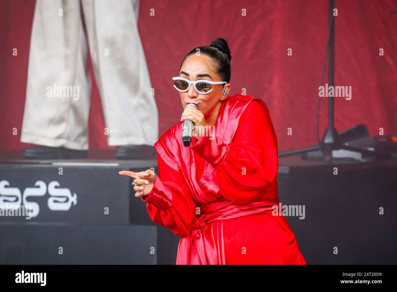 Oslo, Norway. 09th, August 2024. The Swedish-Norwegian-Iranian singer ...
