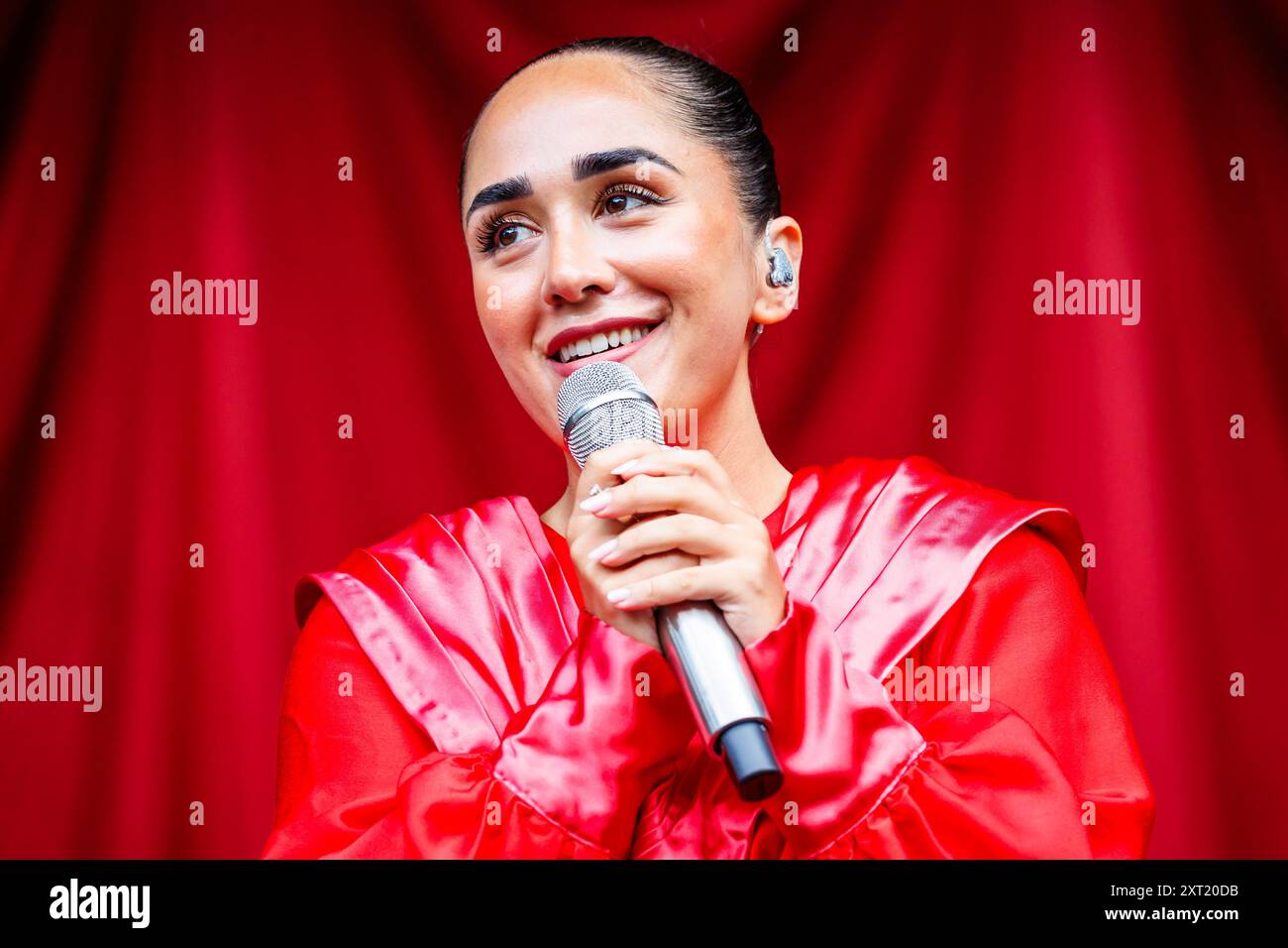 Oslo, Norway. 09th, August 2024. The Swedish-Norwegian-Iranian singer ...