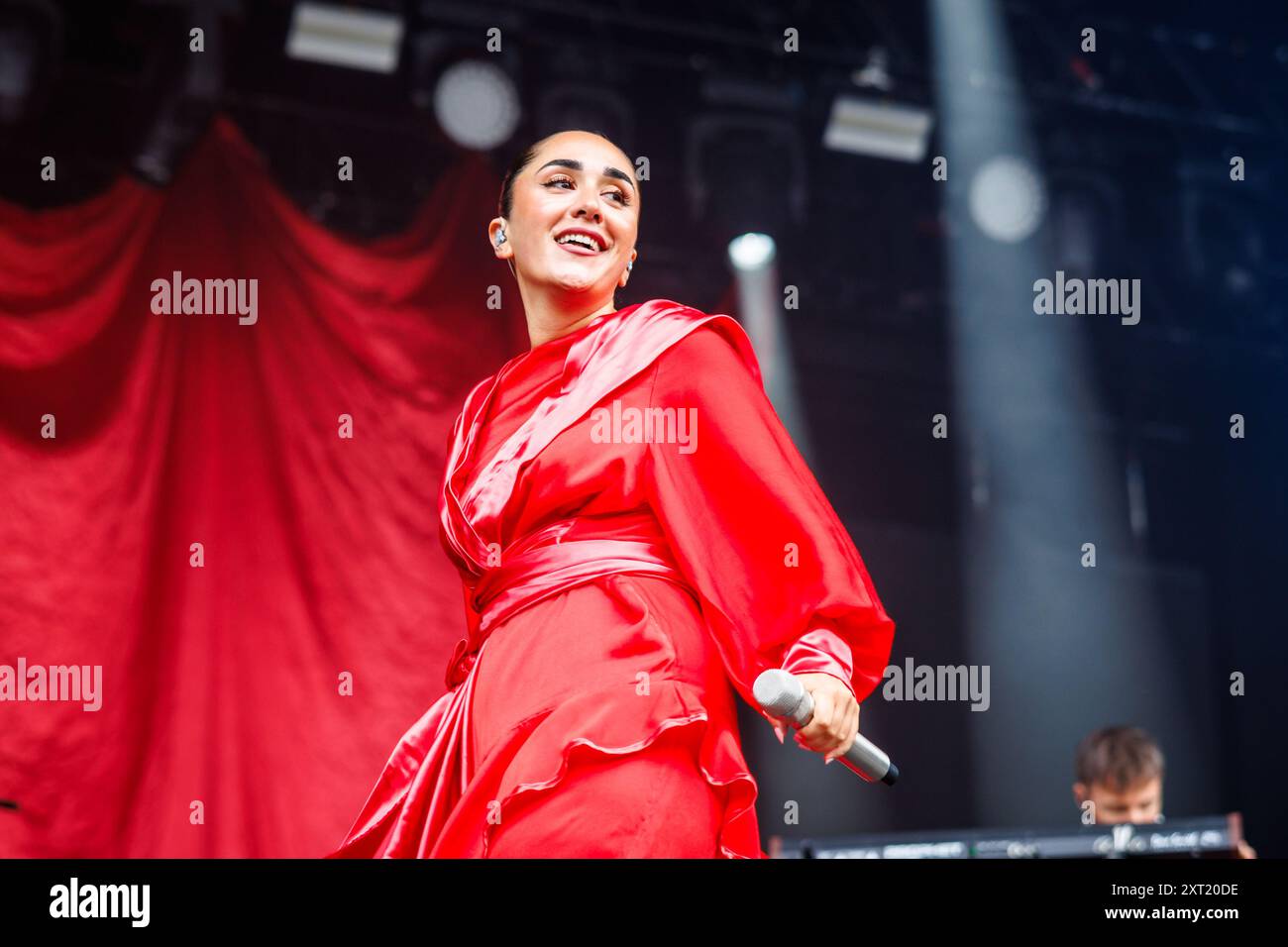 Oslo, Norway. 09th, August 2024. The Swedish-Norwegian-Iranian singer ...