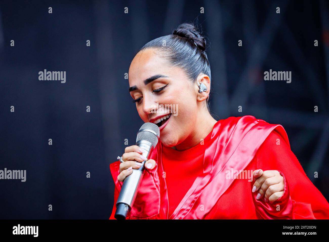 Oslo, Norway. 09th, August 2024. The Swedish-Norwegian-Iranian singer ...
