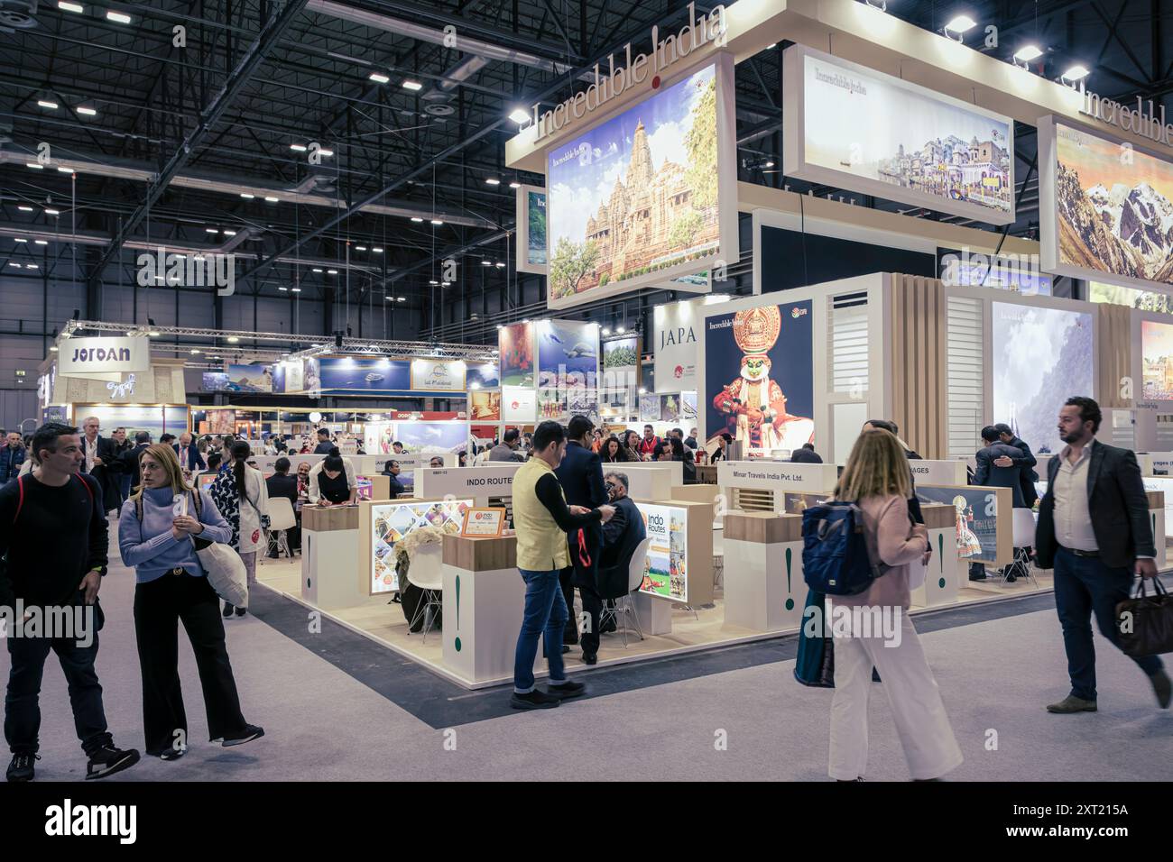 Madrid, Spain, January 25th 2024: Global Connections at Fitur Trade ...