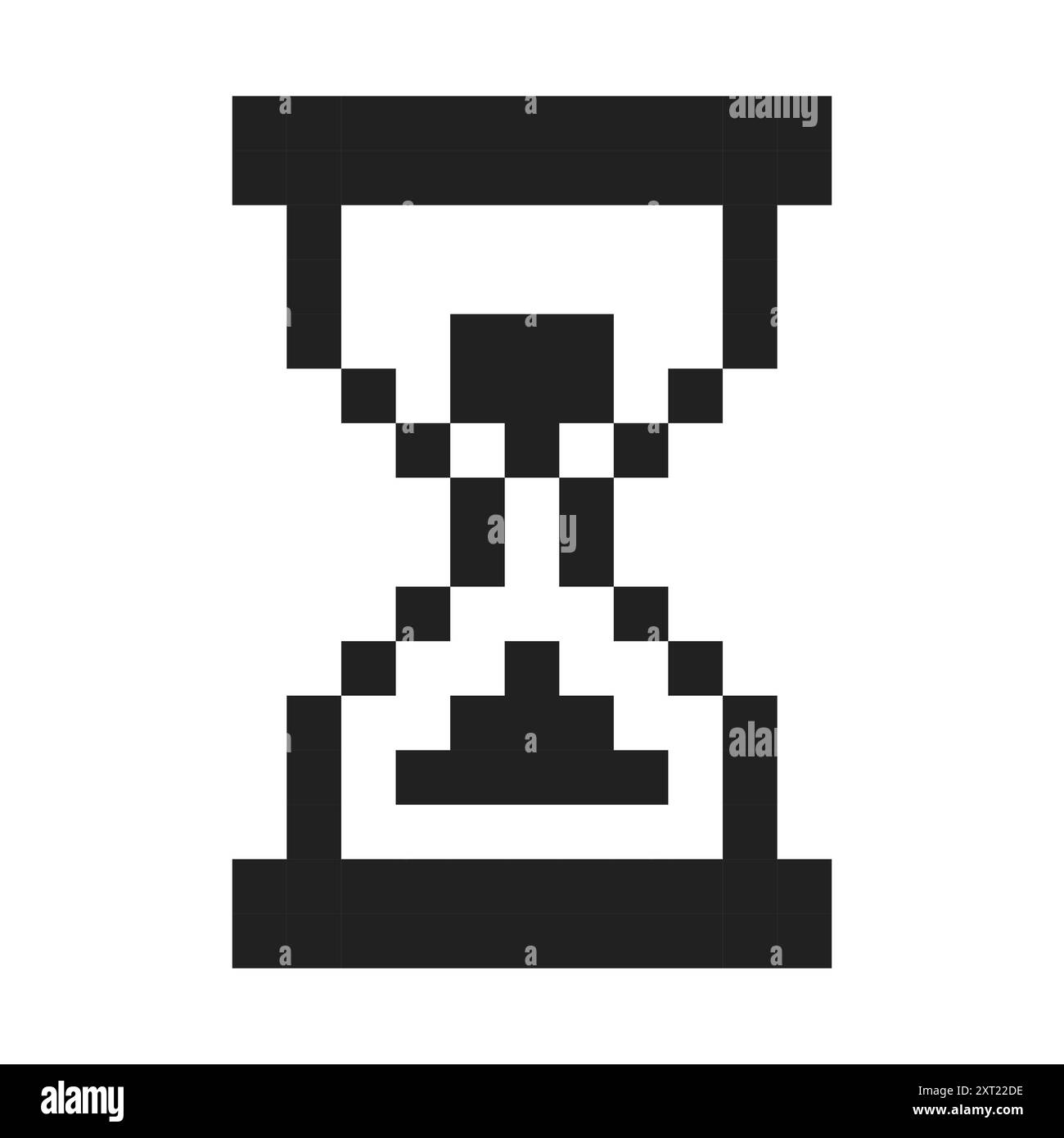 Pixel sandglass y2k retro 8 bit loading game, progress level, status ... Pixel sandglass y2k retro 8 bit loading game, progress level, status ...