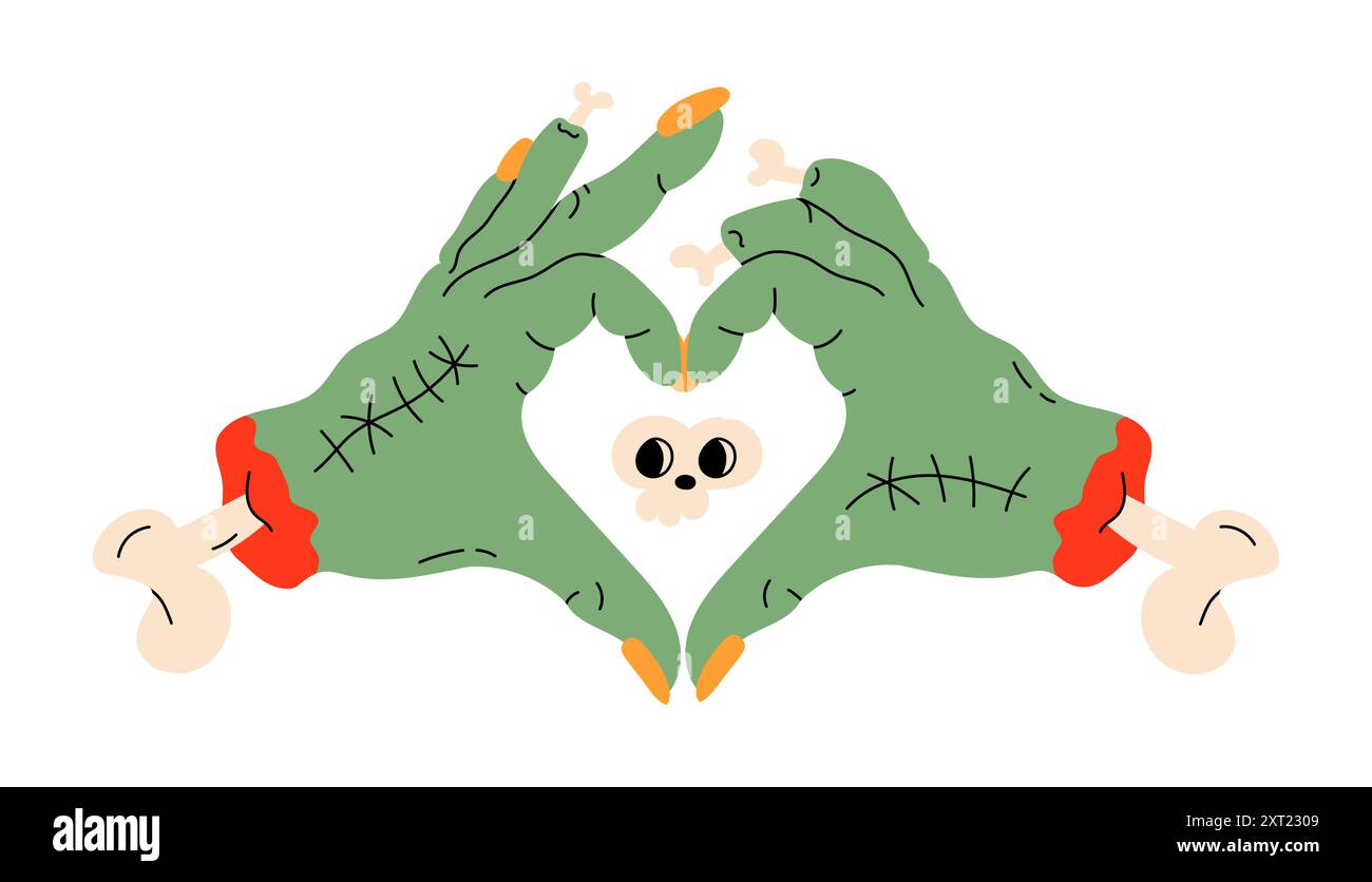 Zombie hands show heart gesture Stock Vector Image & Art - Alamy Zombie hands show heart gesture Stock Vector Image & Art - Alamy