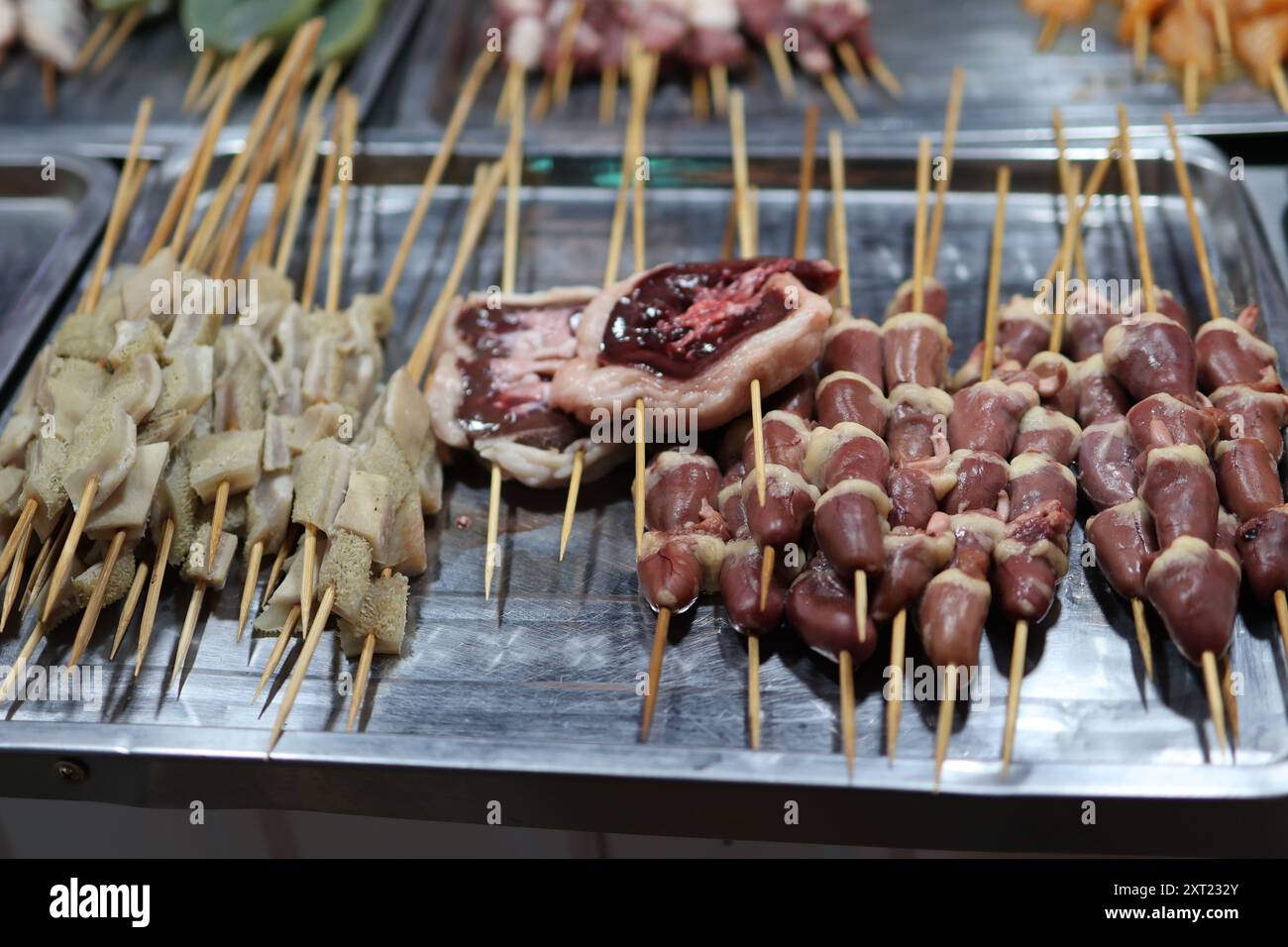 Asian Street Food dishes in a Chinese Night Market Stock Photo - Alamy