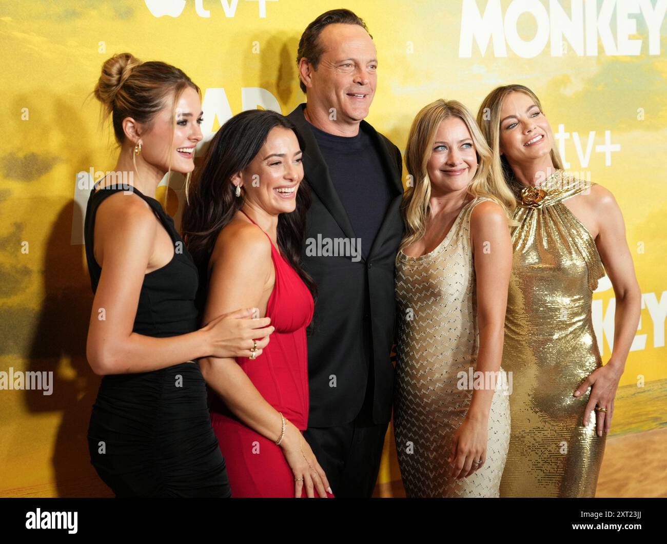 Los Angeles, USA. 12th Aug, 2024. (L-R) Charlotte Lawrence, Natalie ...