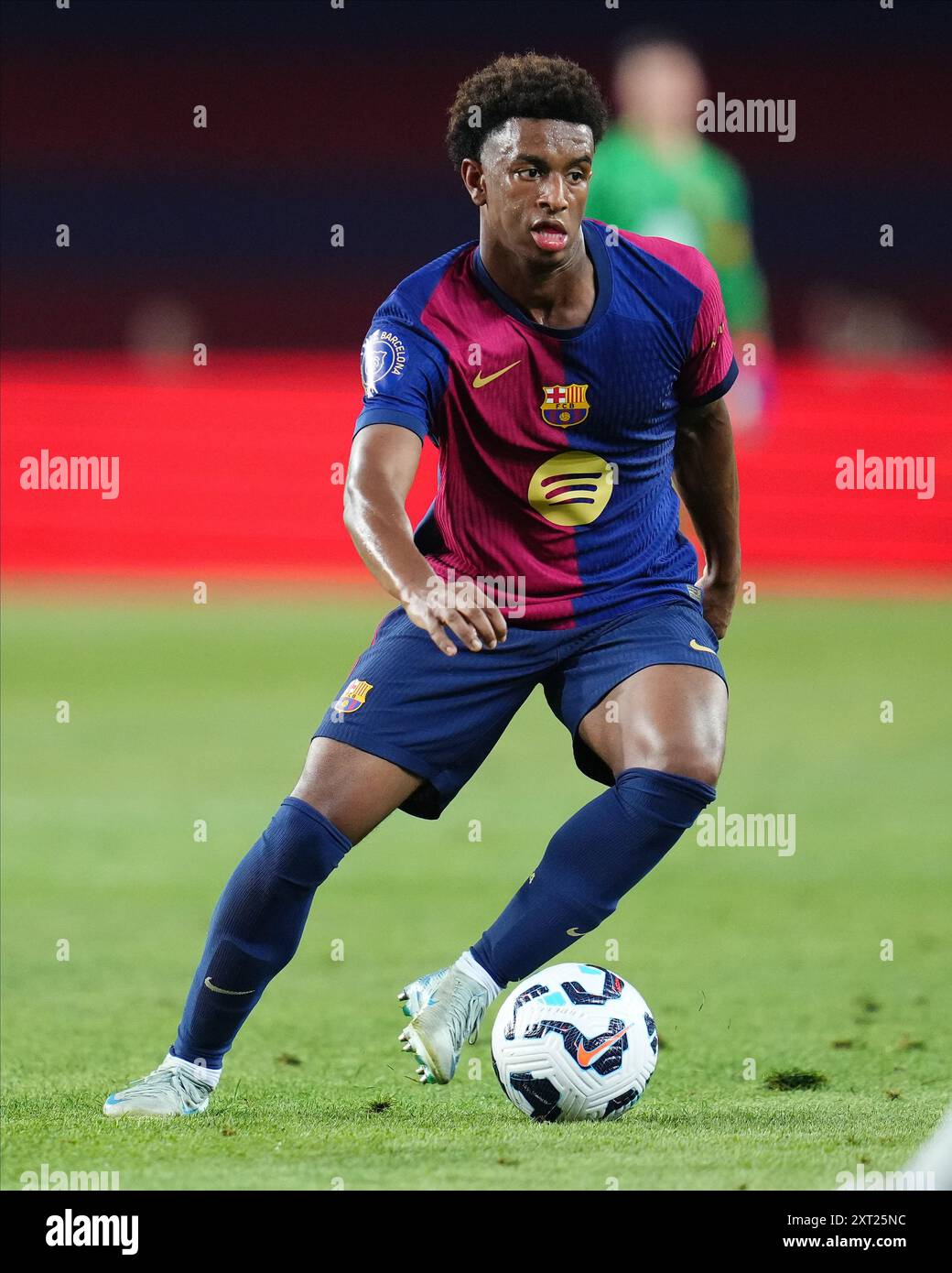 Alejandro Balde of FC Barcelona during the Joan Gamper Trophy match ...