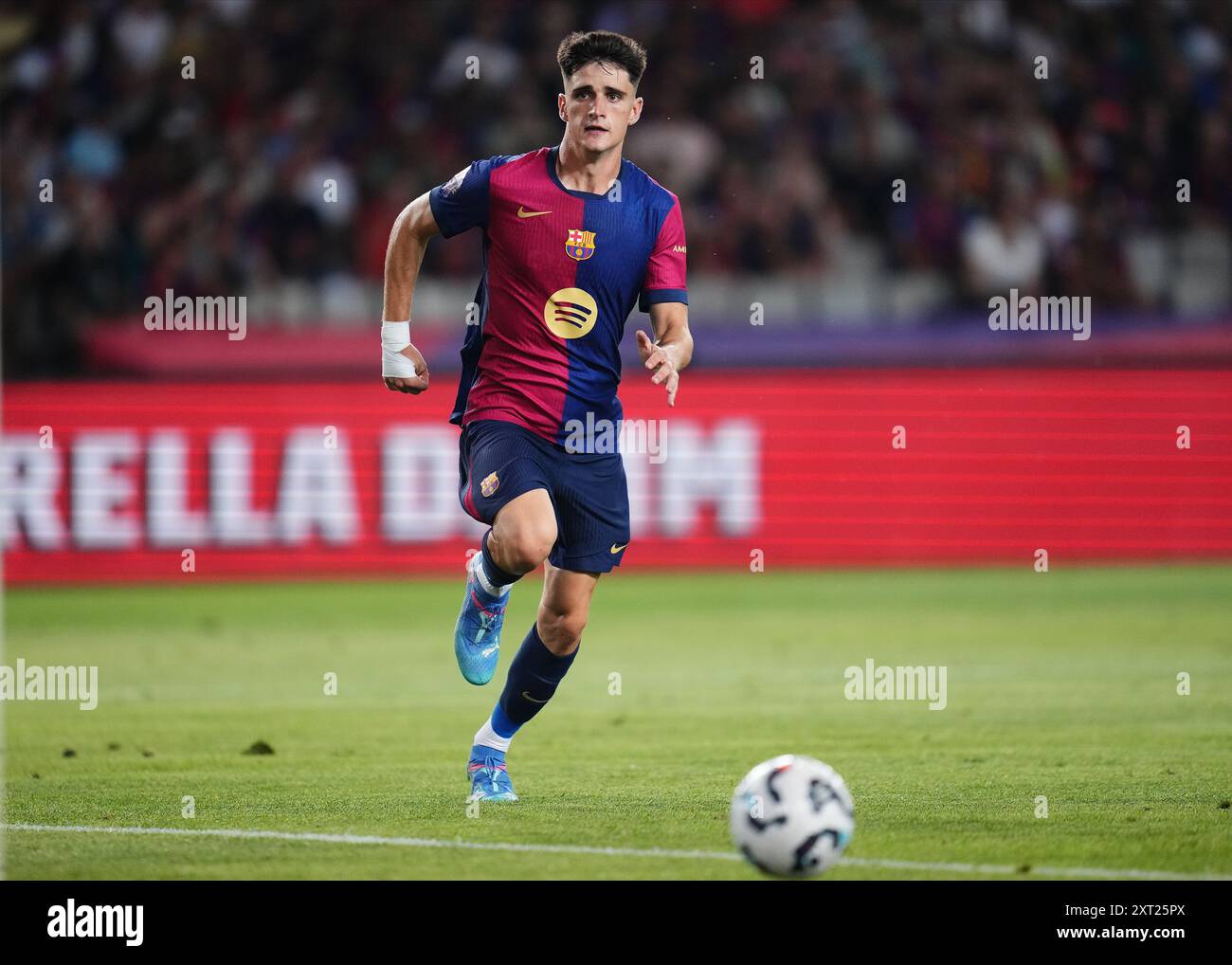 Pau Victor of FC Barcelona during the Joan Gamper Trophy match between ...