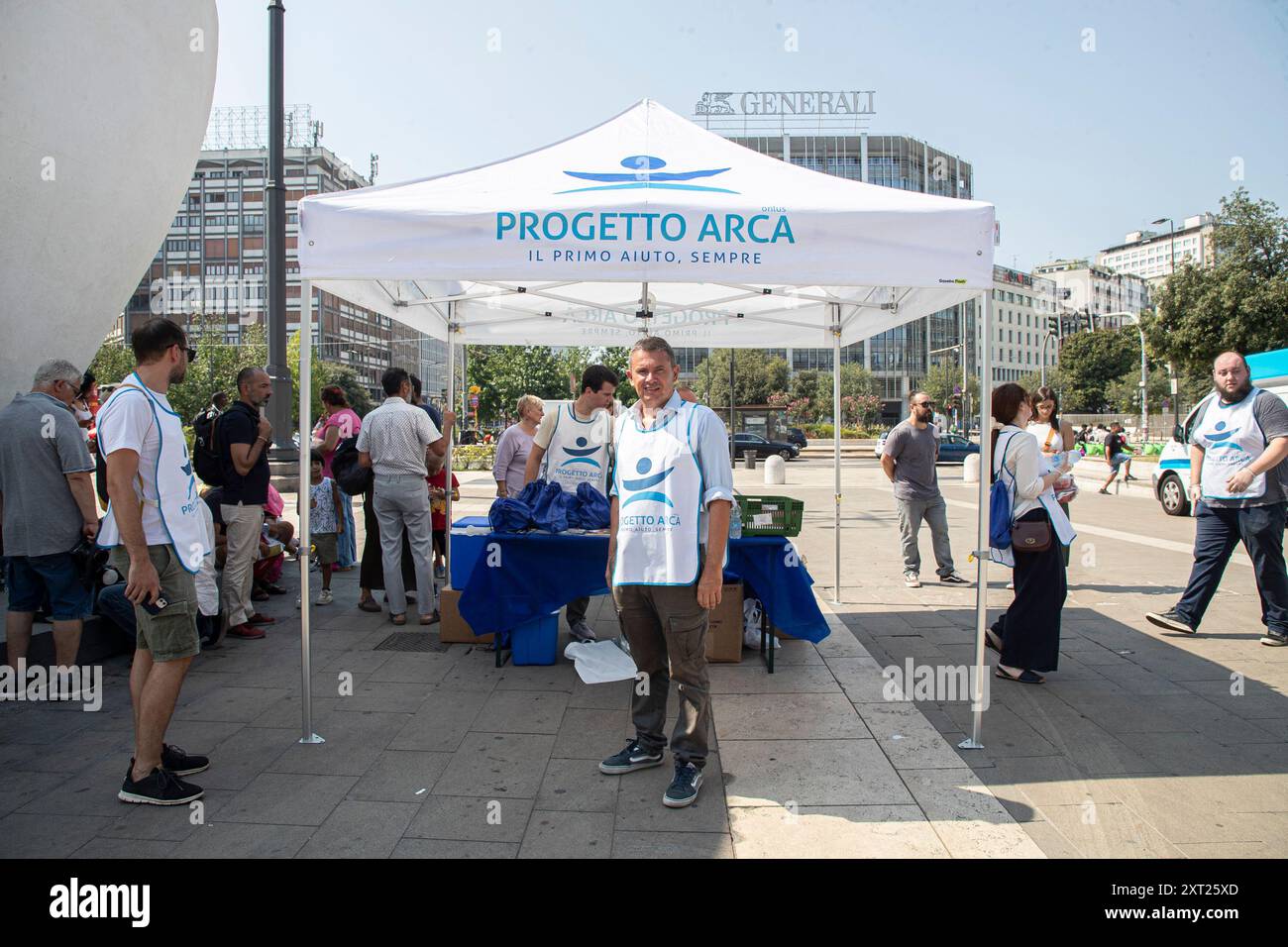 Milano, Italia. 13th Aug, 2024. Nella foto il Presidente di Progetto ...