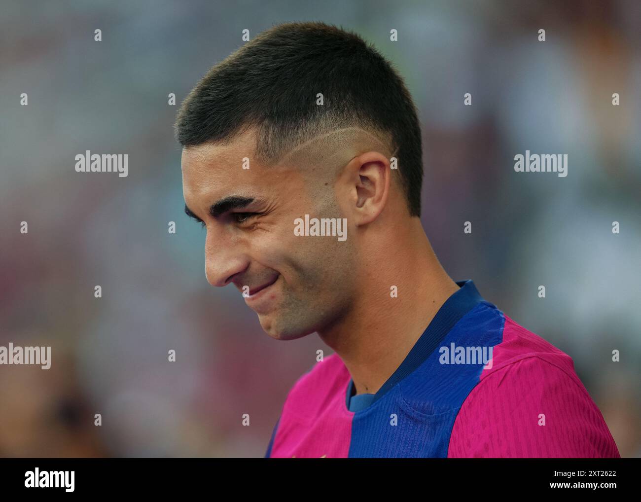 Barcelona, Spain. 12th Aug, 2024. Ferran Torres of FC Barcelona during ...