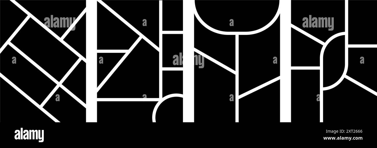 Set of templates minimalistic geometric photo frames. Mood board or ...