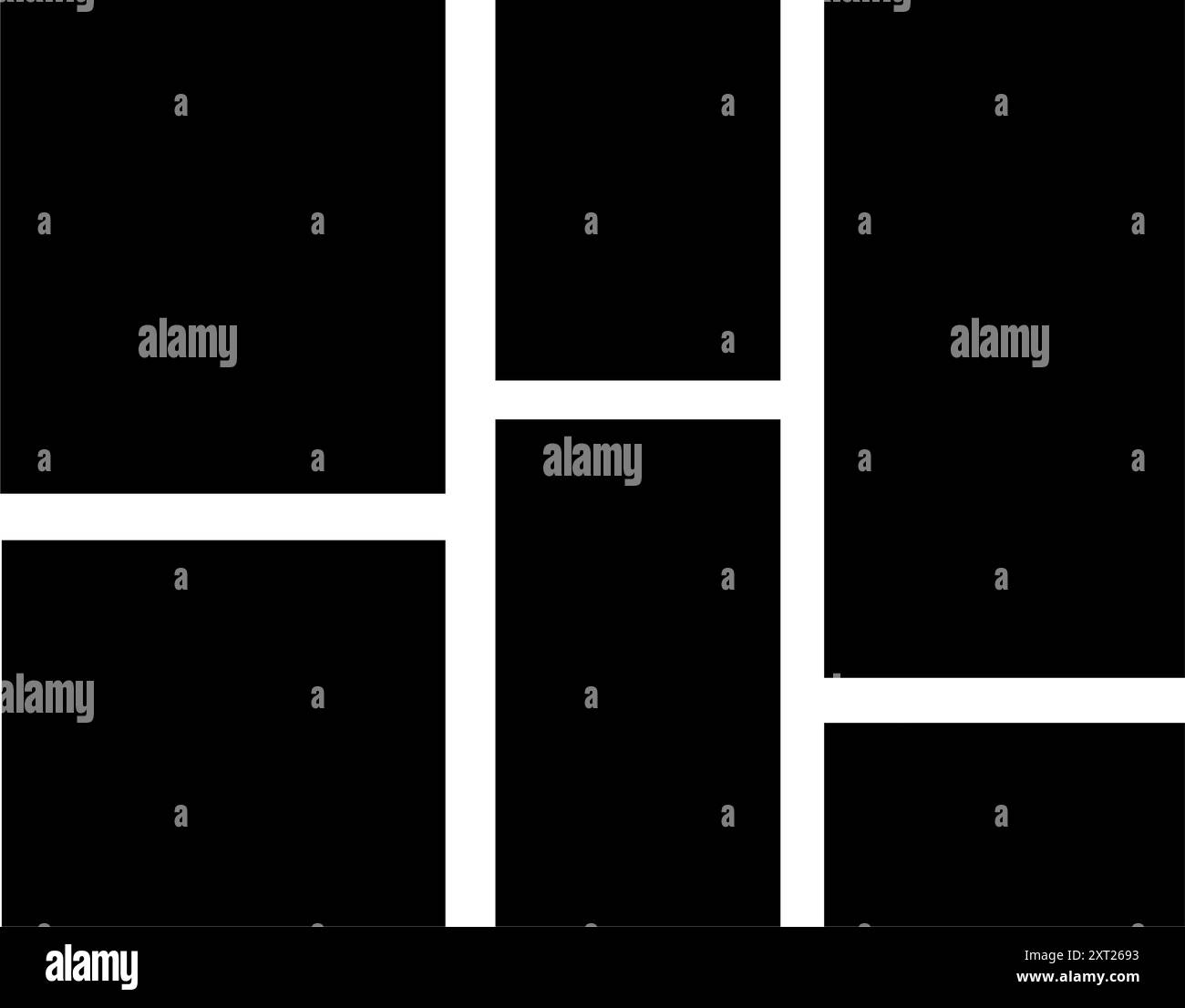 Template composition grid for photos. Realistic collage. Mood board or ...