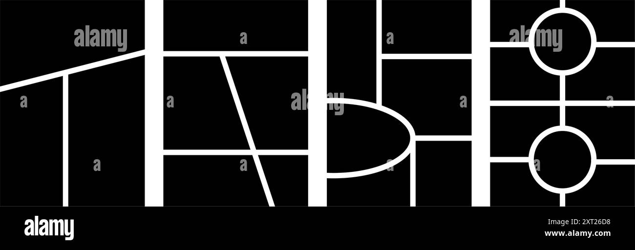 Set of templates minimalistic geometric photo frames. Mood board or ...