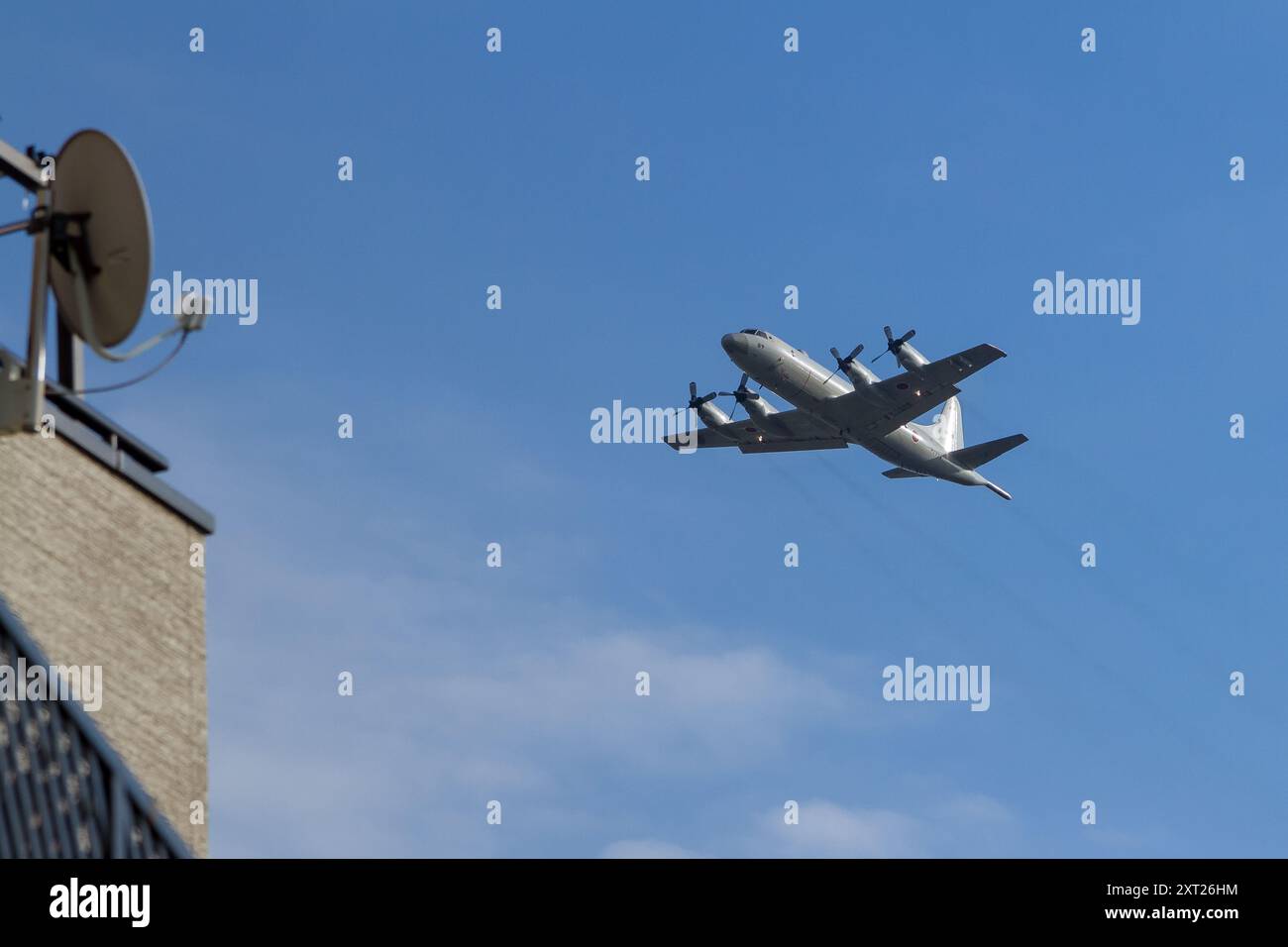 A Lockheed P-3C Orion Maritime reconnaissance aircraft with the ...