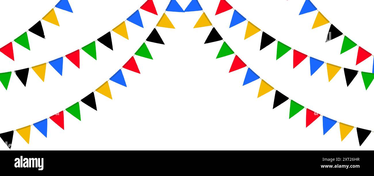 Olympic flags paris Cut Out Stock Images & Pictures - Alamy