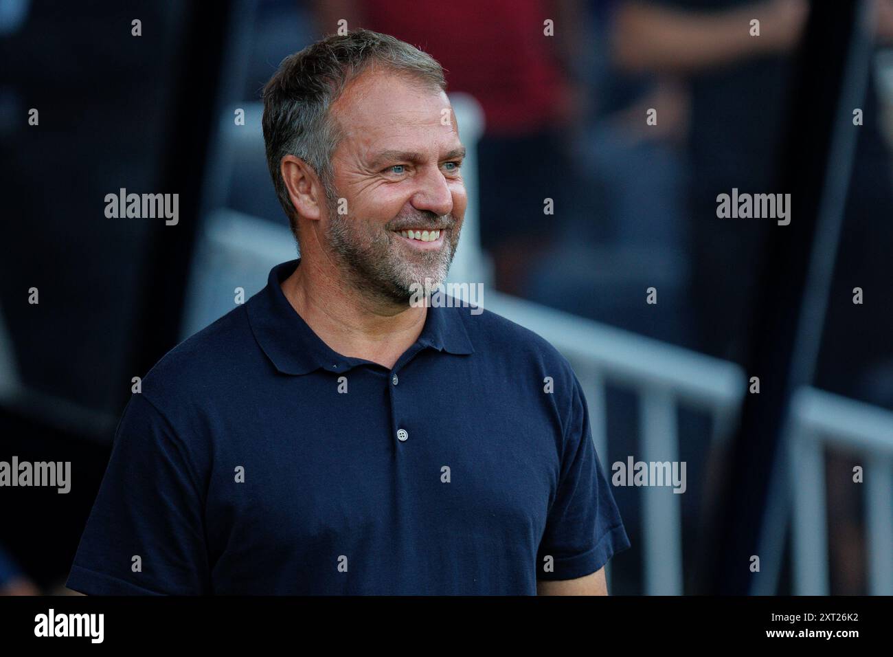 Barcelona, Spain. 12th Aug, 2024. Hansi Flick in action during the Joan ...