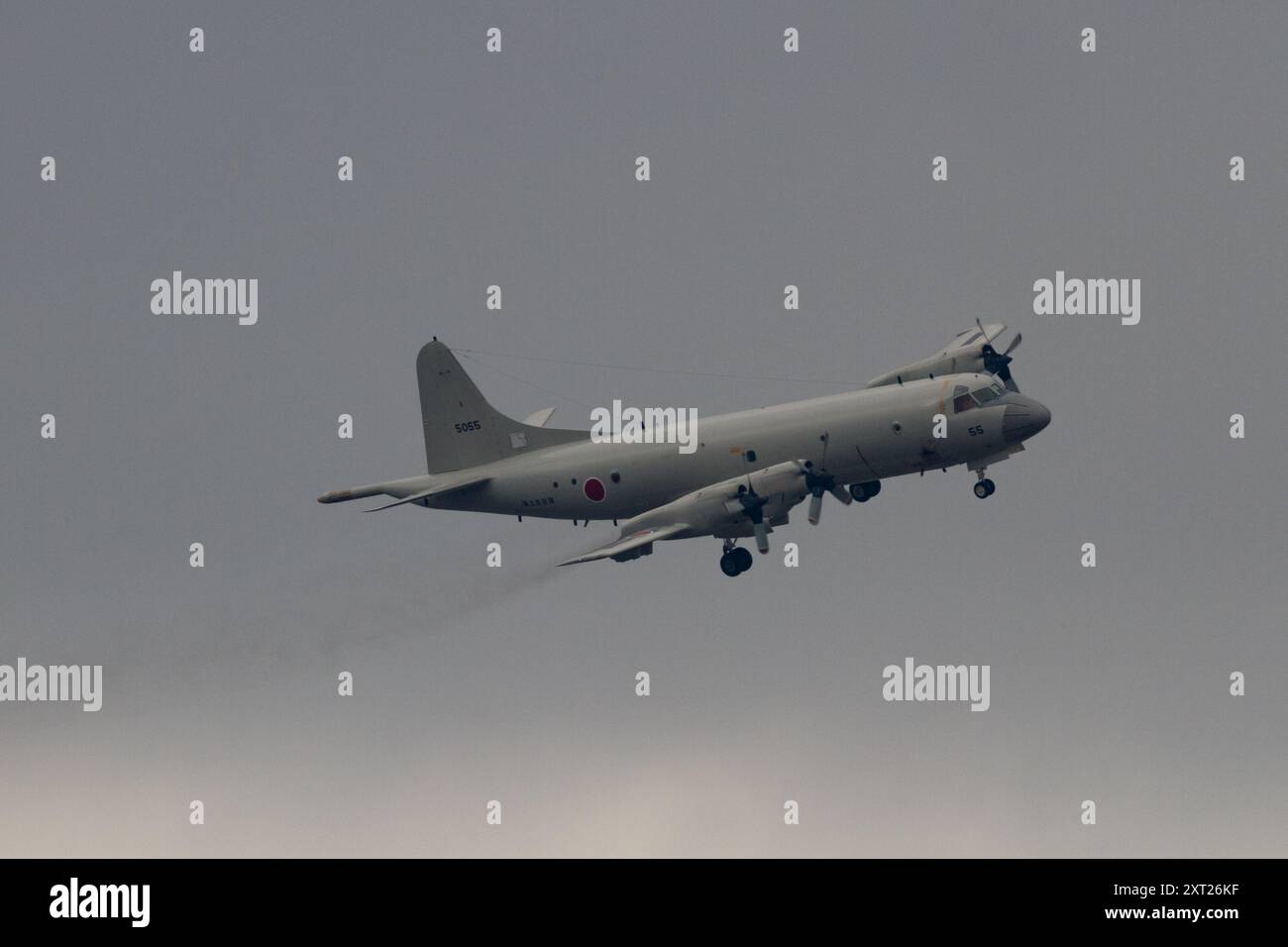 A Lockheed P-3C Orion Maritime reconnaissance aircraft with the ...