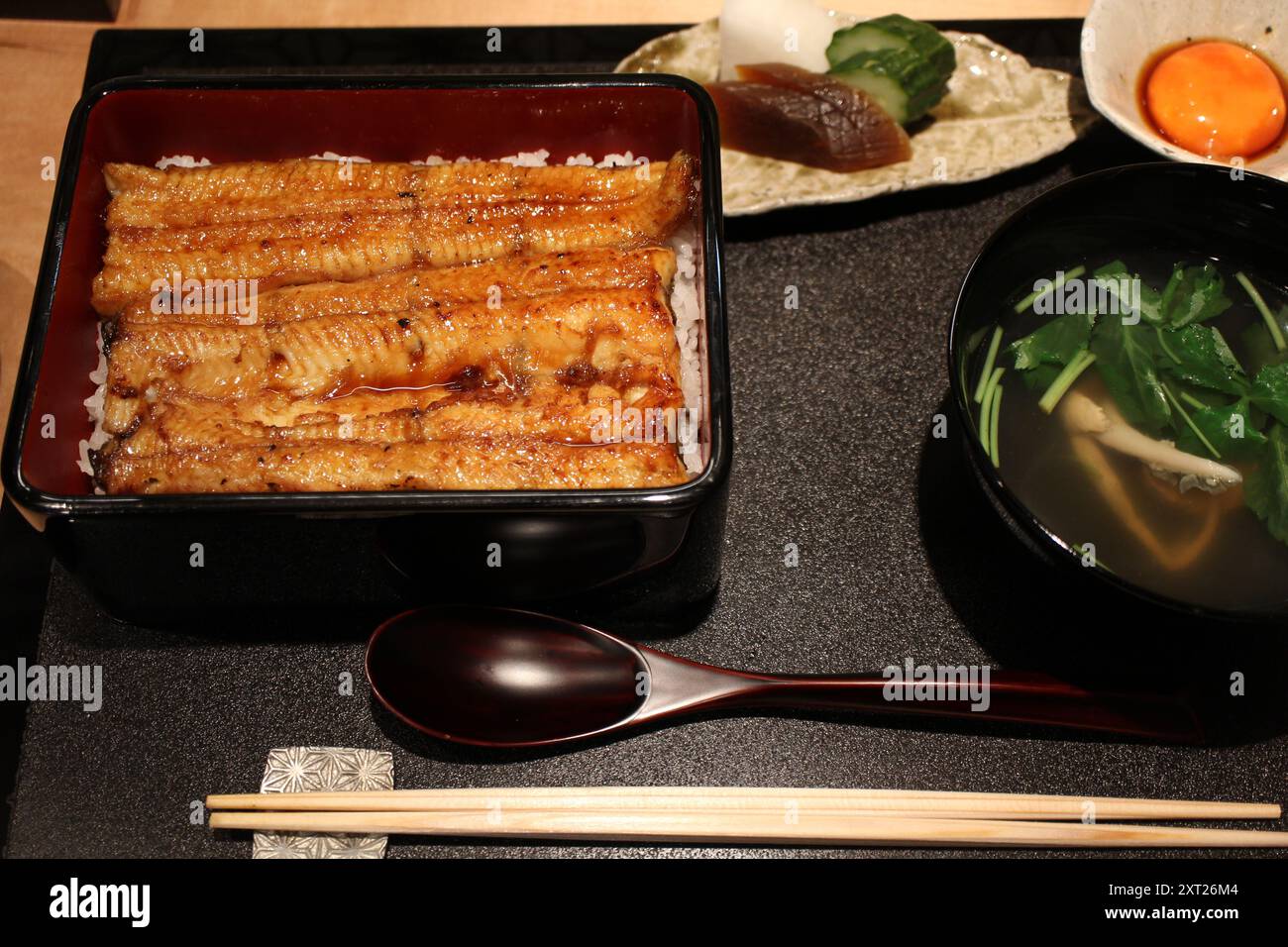 Japanese eel grilled rice hi-res stock photography and images - Alamy