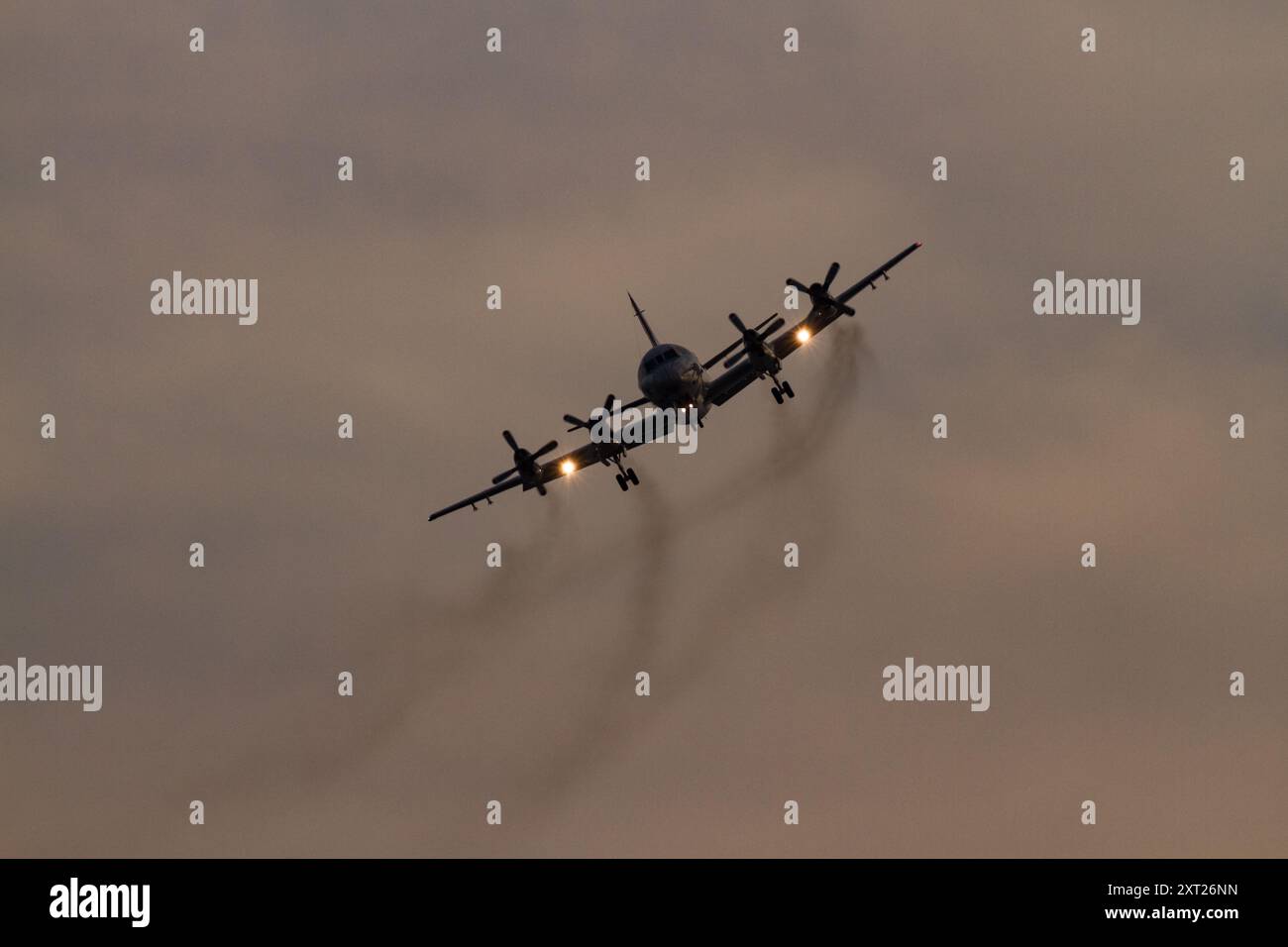 A Lockheed P-3C Orion Maritime reconnaissance aircraft with the ...