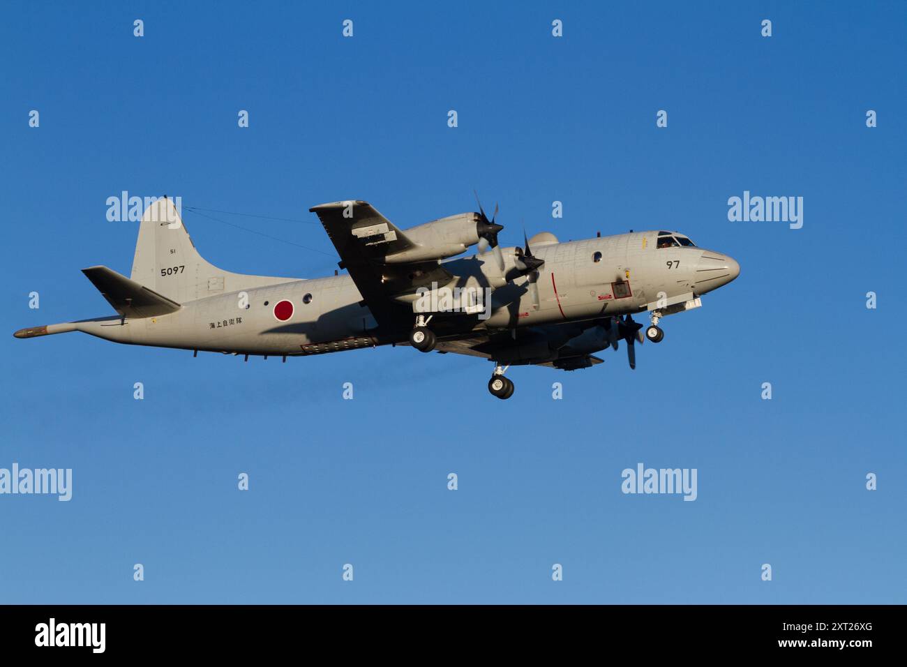 A Lockheed P-3C Orion Maritime reconnaissance aircraft with the ...