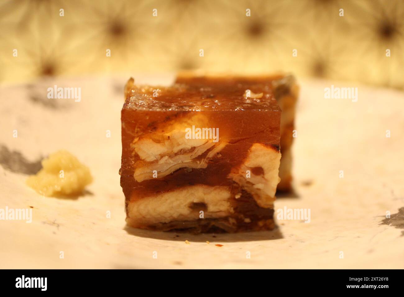Japanese cuisine : Unagi nikogori (Jellied eel) in Tokyo, Japan Stock ...