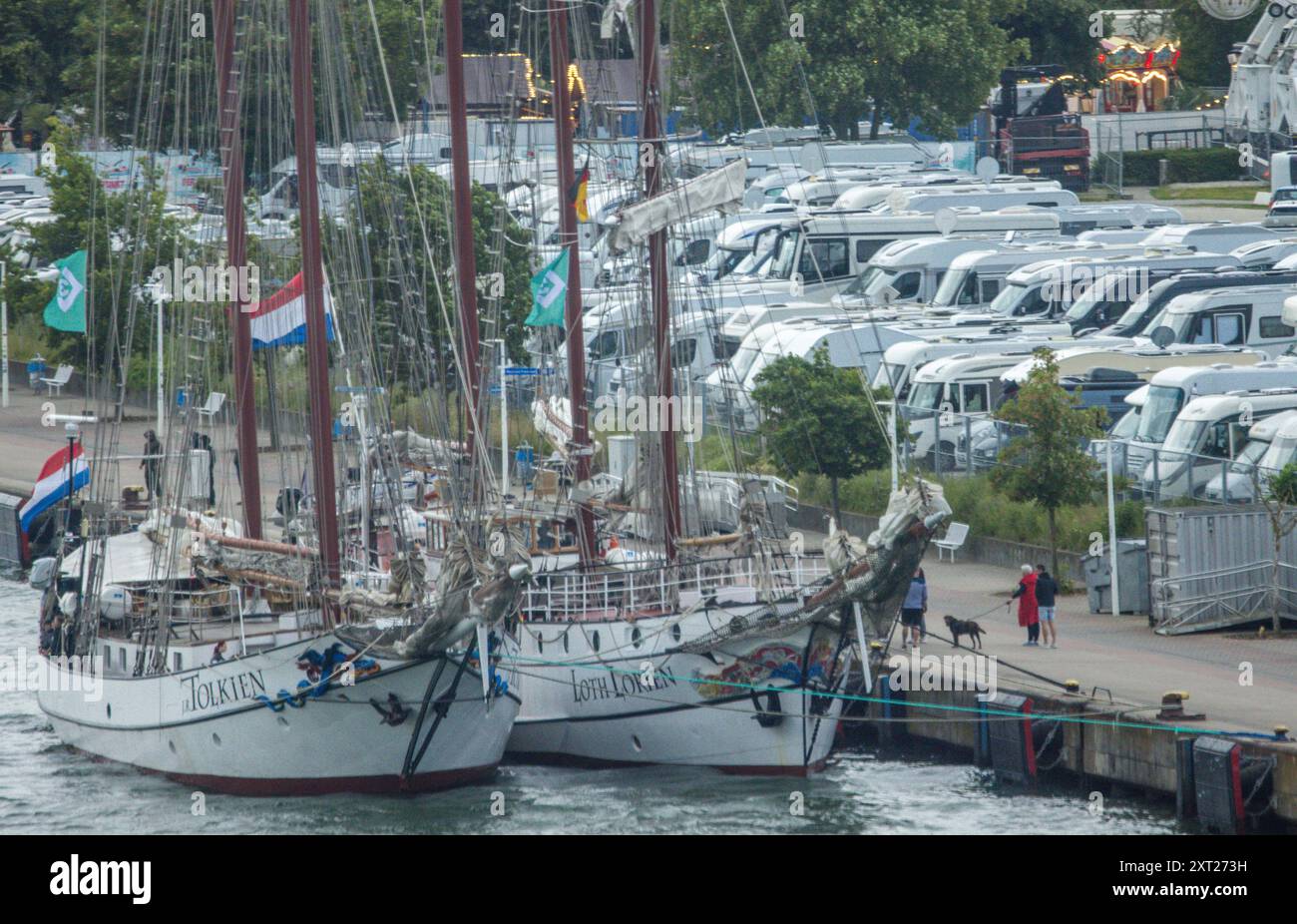 Rostock, Germany. 08th June, 2024. The traditional sailing ships ...