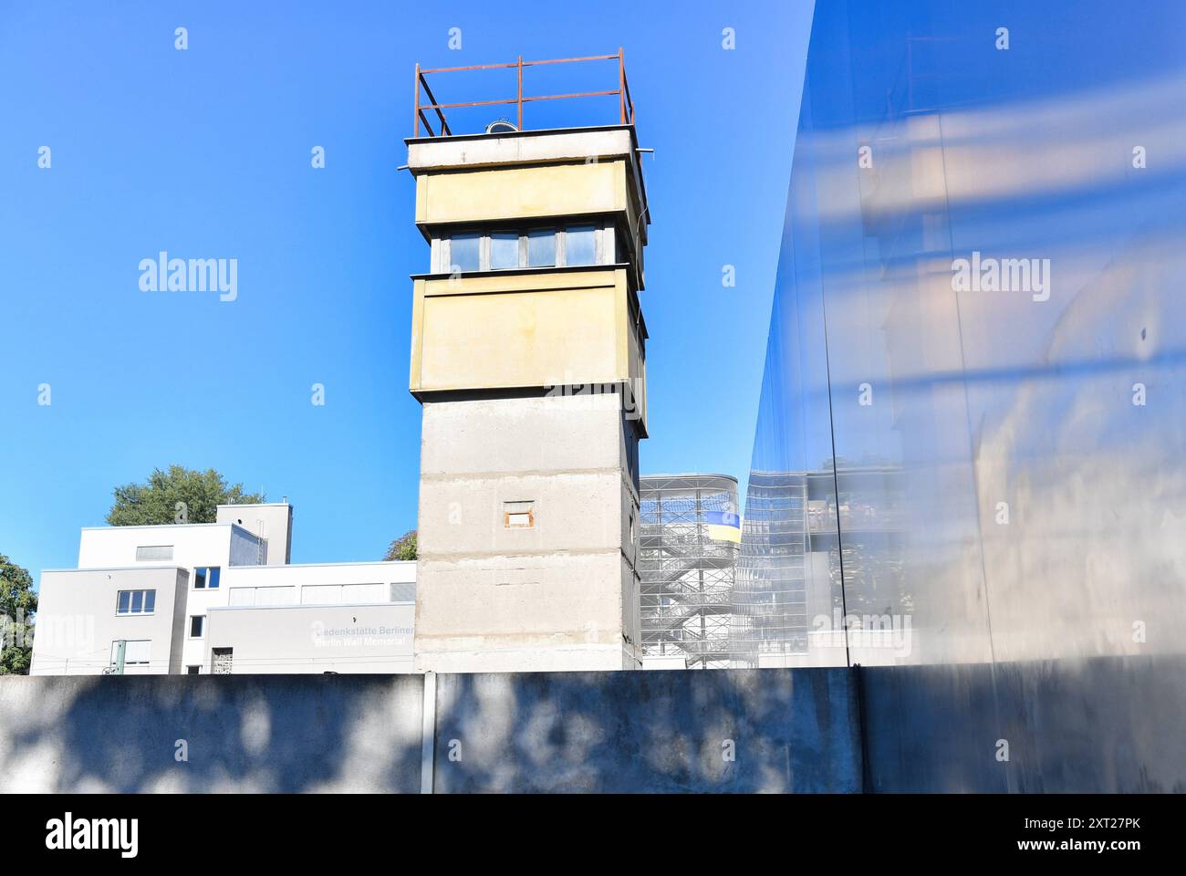Berlin, Germany. 13th Aug, 2024. The watchtower on the grounds of the ...