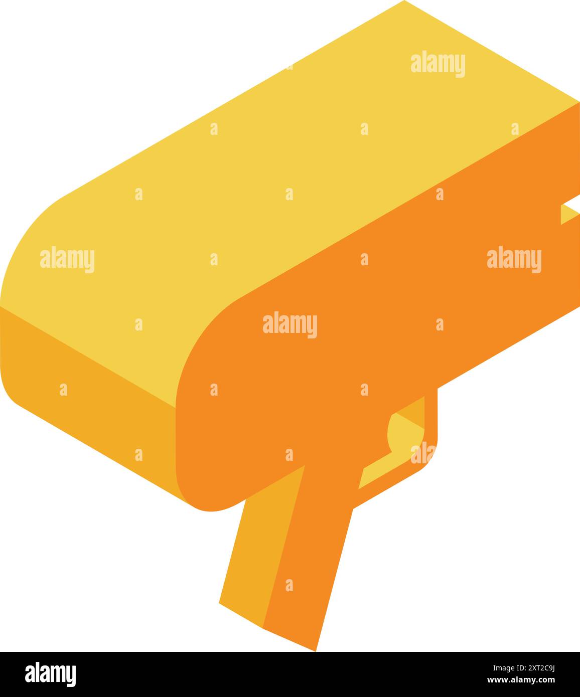 Simple yellow speed camera monitoring traffic and fining speeding ...