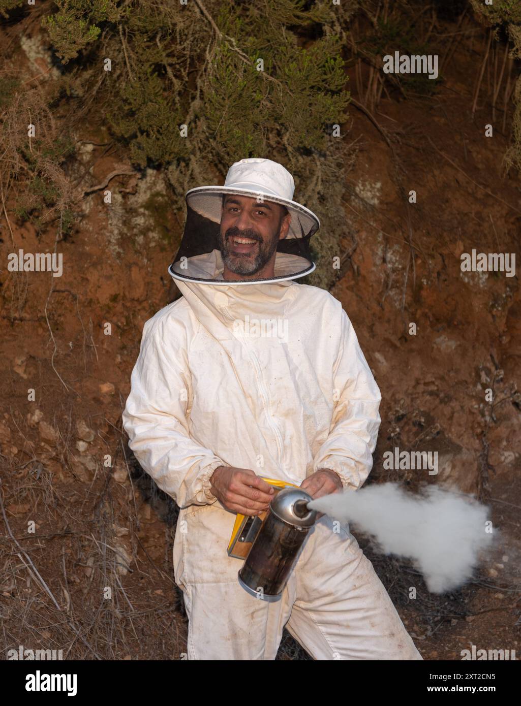 Beekeeper safety honeycomb bee hi-res stock photography and images - Alamy