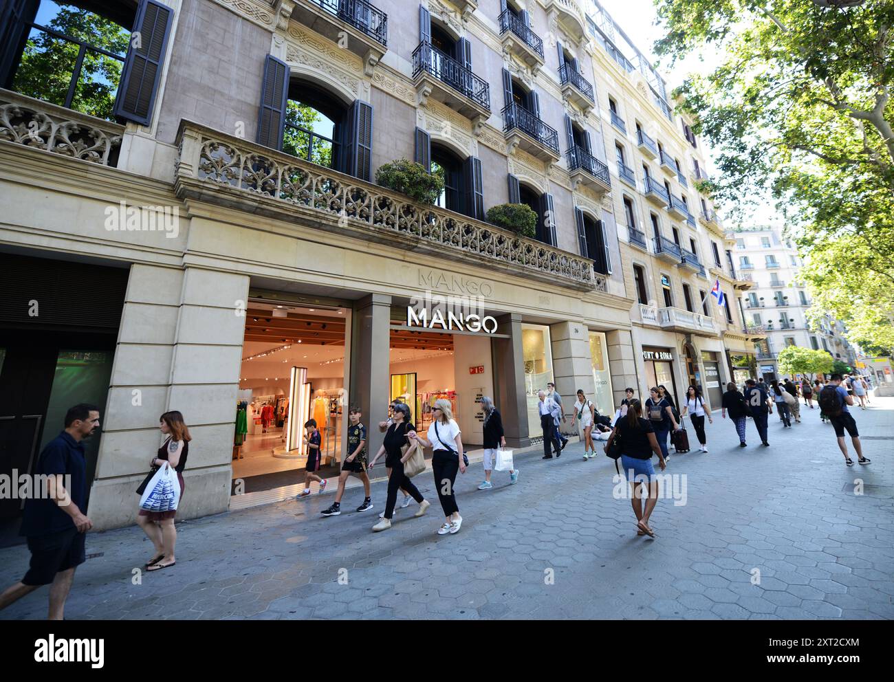 Passeig de Gràcia is a notable avenue with boutiques, cafes and some of the most iconic ...