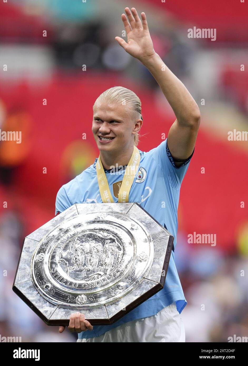 File photo dated 10-08-2024 of Manchester City's Erling Haaland who has ...