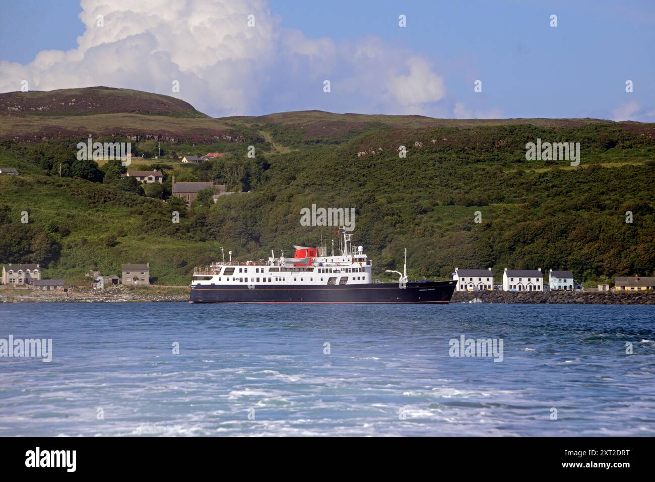 HEBRIDEAN PRINCESS at anchor off RATHLIN ISLAND, COUNTY ANTRIM ...