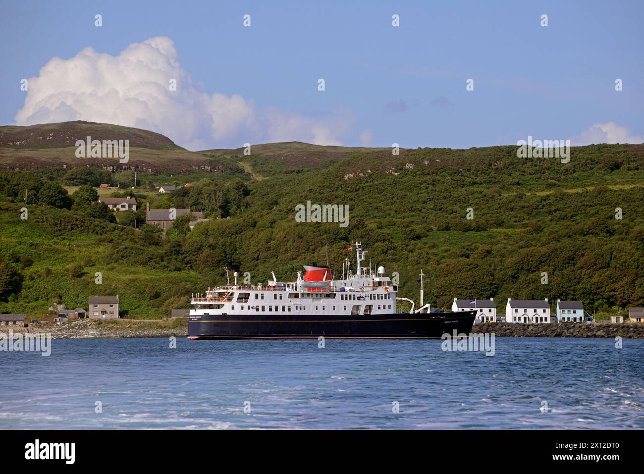 HEBRIDEAN PRINCESS at anchor off RATHLIN ISLAND, COUNTY ANTRIM ...