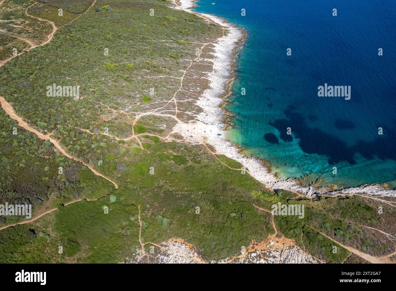 Aerial view of Premantura - Croatia Stock Photo - Alamy