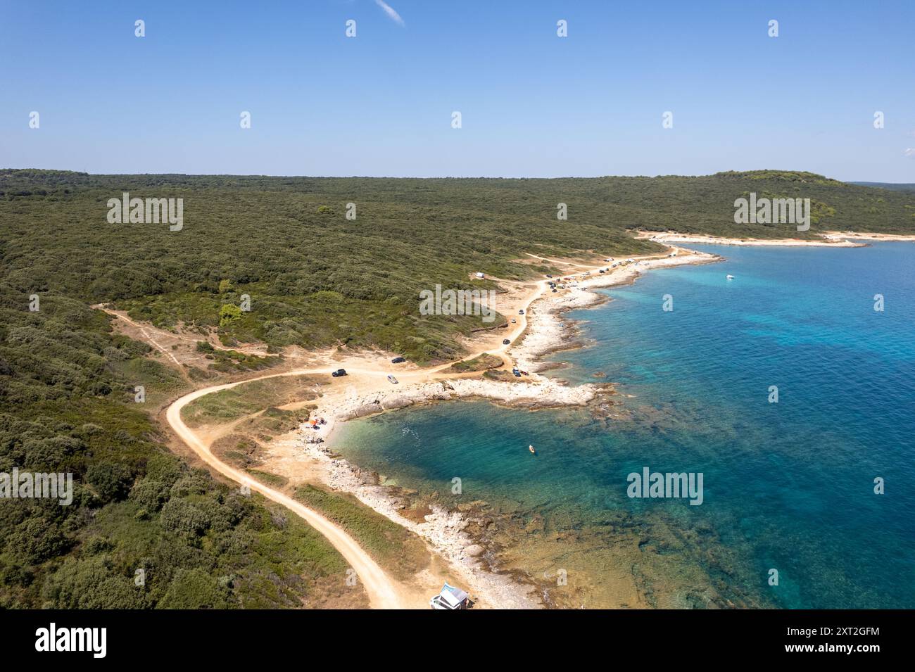 Aerial view of Premantura - Croatia Stock Photo - Alamy