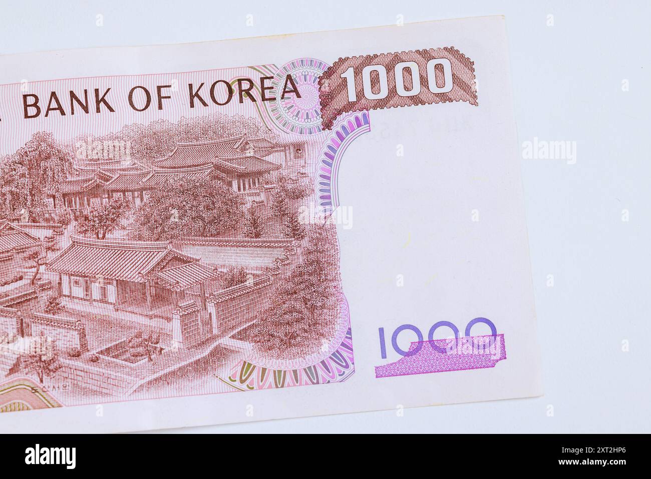 1000 won banknote south korea hi-res stock photography and images - Alamy