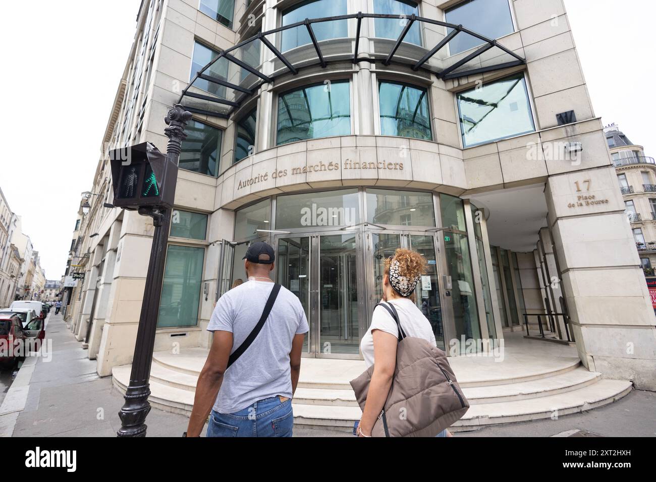Illustration of the Autorite des marches financiers (AMF) headquarters ...
