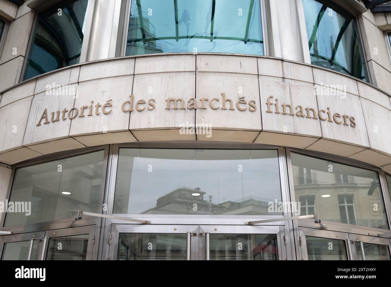 Illustration of the Autorite des marches financiers (AMF) headquarters ...