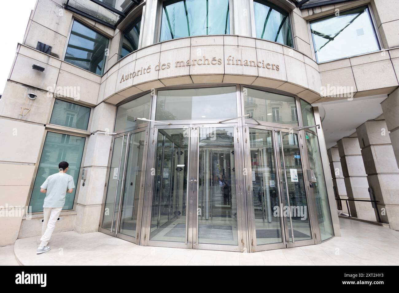 Illustration of the Autorite des marches financiers (AMF) headquarters ...