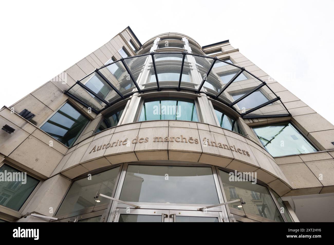 Illustration of the Autorite des marches financiers (AMF) headquarters ...