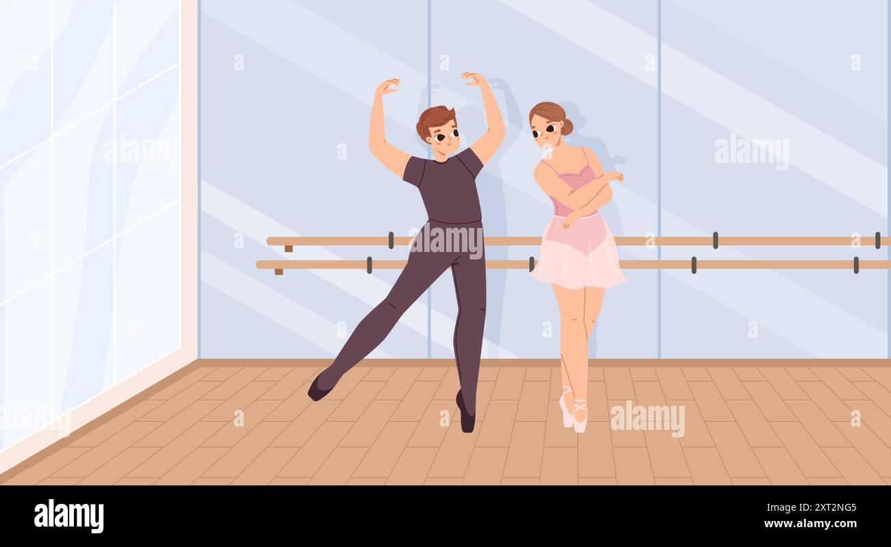 Dancer cartoon hi-res stock photography and images - Alamy